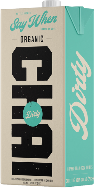 Organic Dirty Chai – Say When Beverages Inc.
