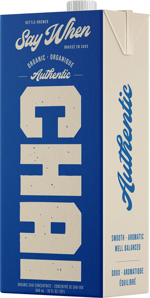 Organic Authentic Chai – Say When Beverages Inc.