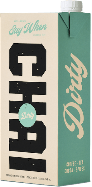Organic Dirty Chai – Say When Beverages Inc.